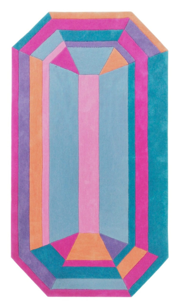 Bejewel your floor with a gemstone rug - Diamonds in the Library