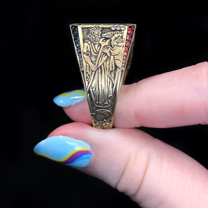 Colored gems galore at the 2022 AGTA Spectrum Awards.