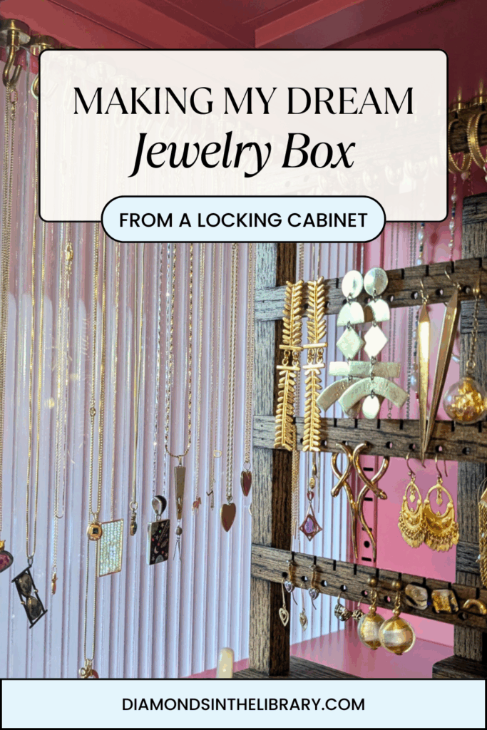 I made the large locking jewelry box of my dreams - Diamonds in the Library